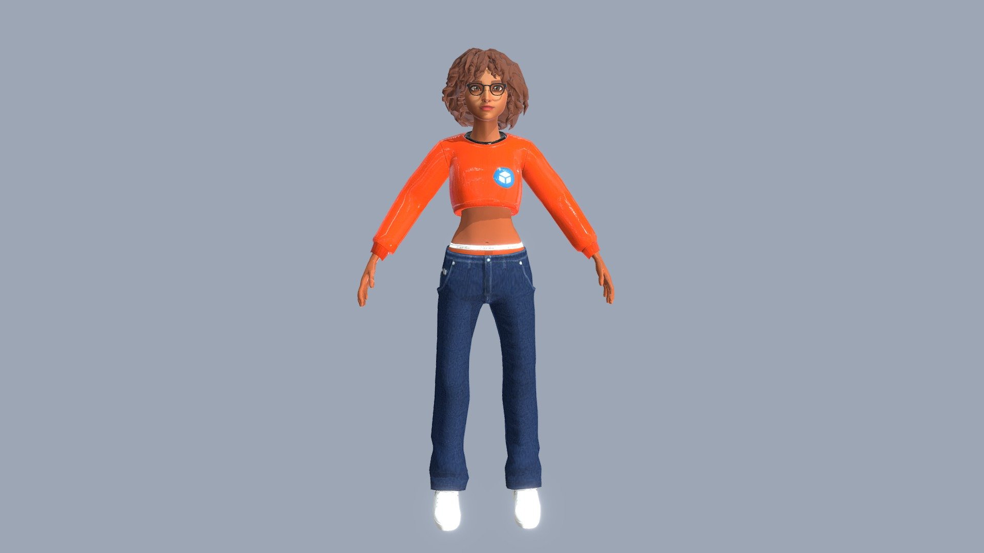 Brunette Of Blender Cartoon - 3D model by Hora Timer (@horatimer ...