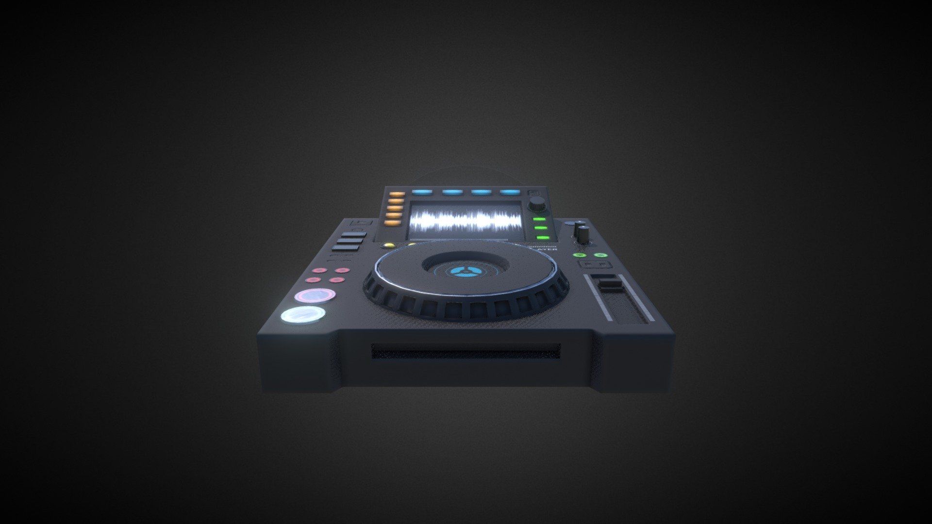 CDJ Player - Download Free 3D model by EddieDesigns [3dc5d50] - Sketchfab