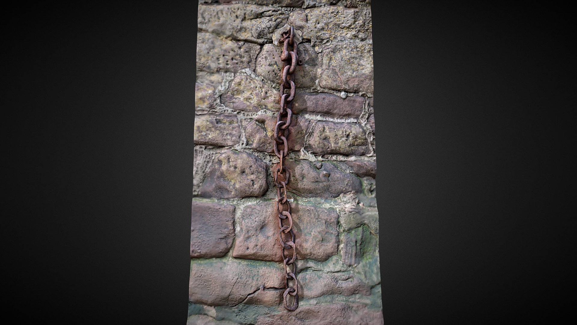 Chain on Stonehaven harbour wall. - Download Free 3D model by Douglas ...