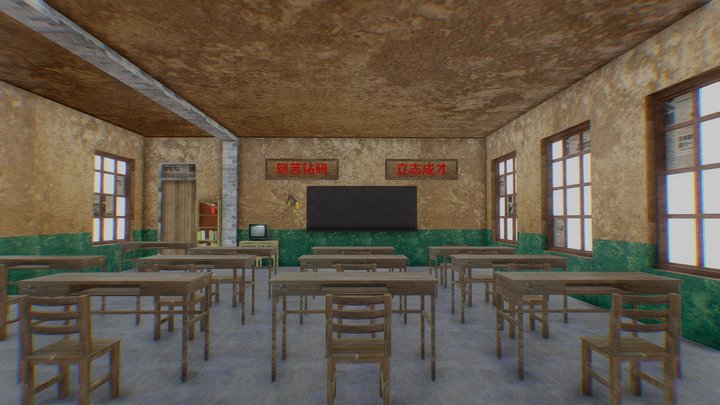 Classroom 3D models - Sketchfab