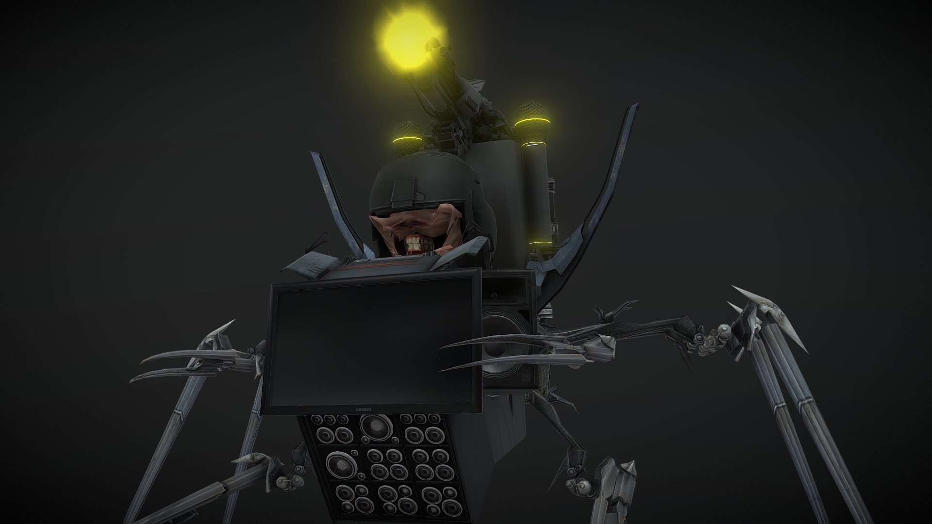 Reinforced Crawler Mech Fighter Skibidi Toilet - Download Free 3D model ...