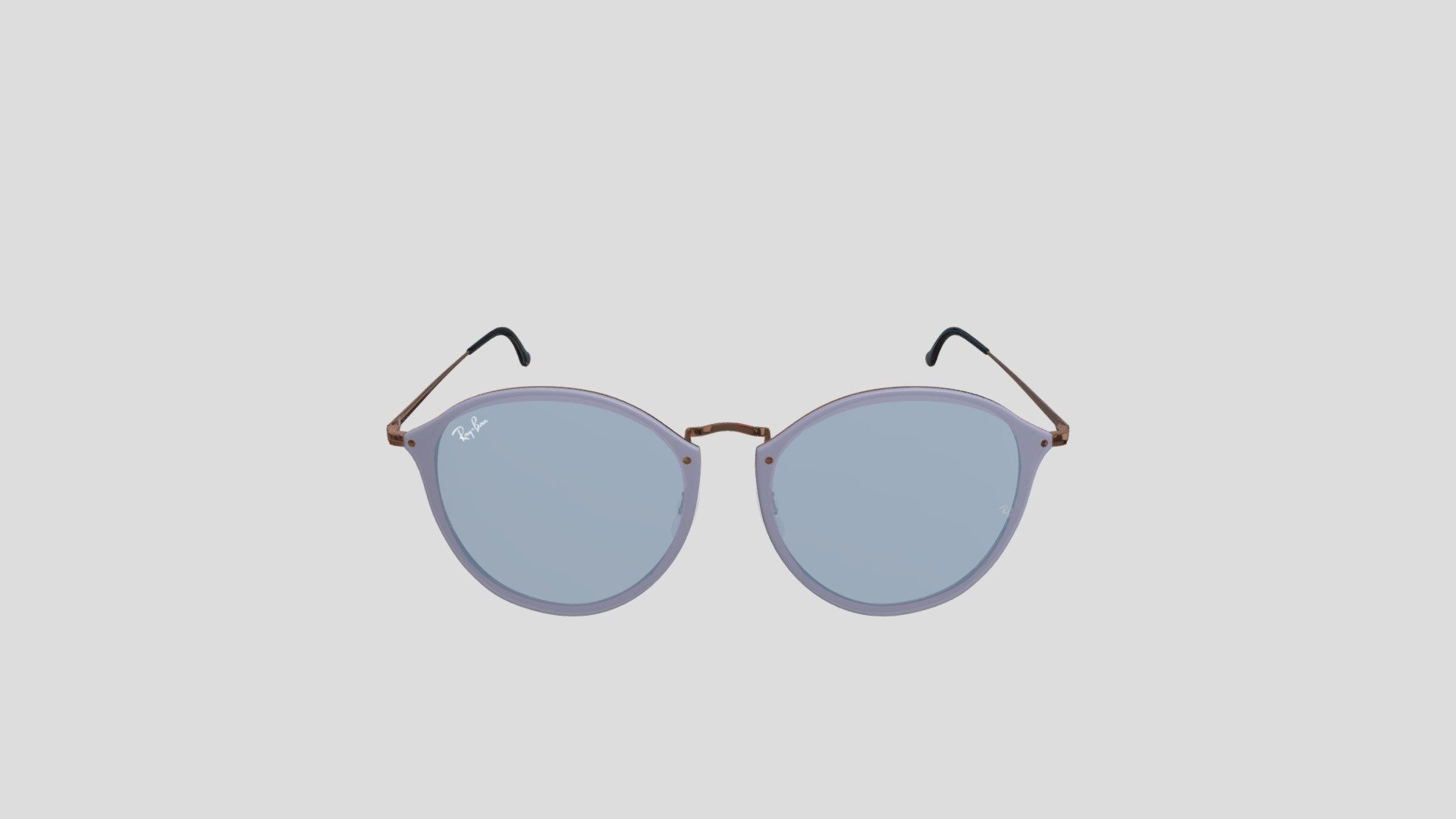 Ray-Ban Blaze round - RB3574N Sunglasses - Buy Royalty Free 3D model by ...