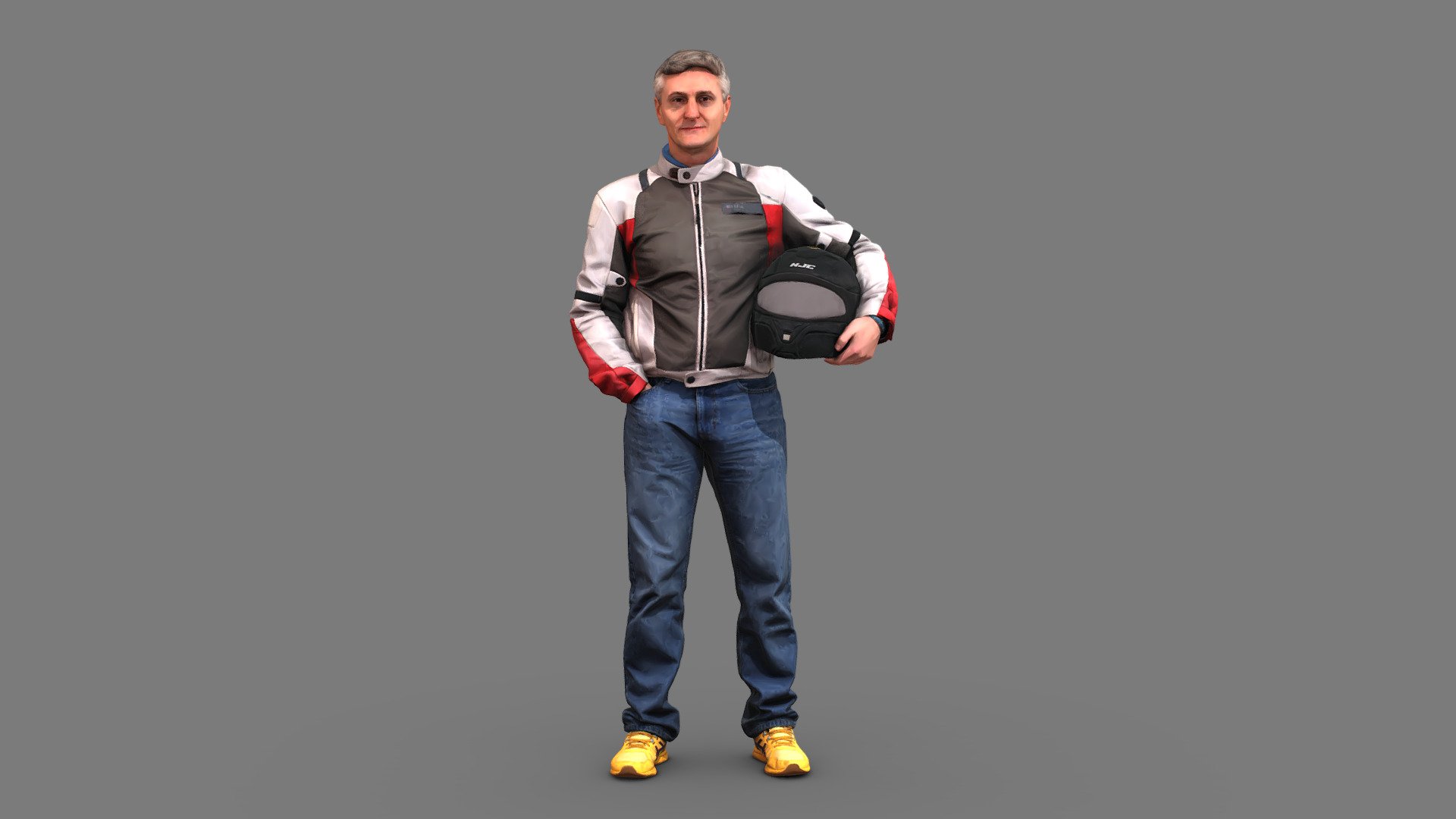 Motorcyclist - Buy Royalty Free 3D model by Polygons Miniatures ...