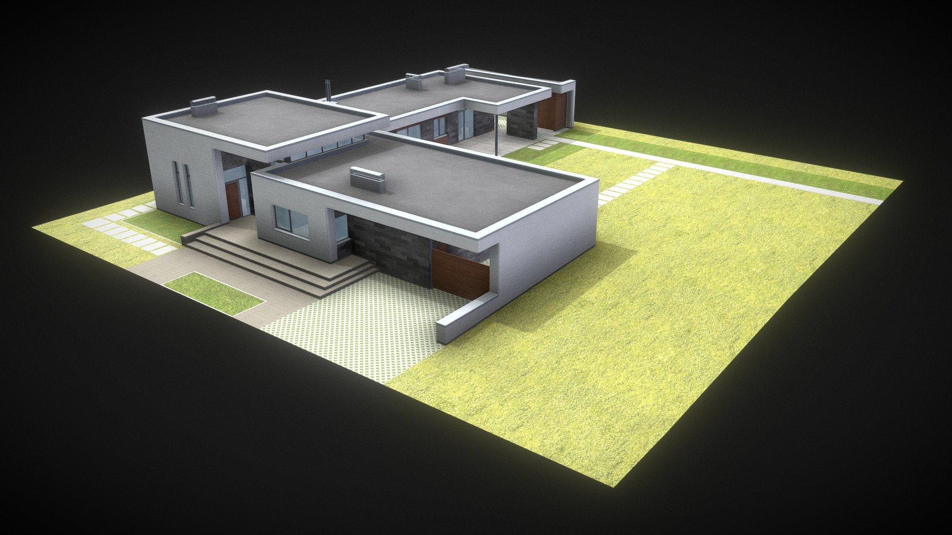H2 - 3D model by olegfedorov (@olegfedorov.arch) [3dcc6f8] - Sketchfab