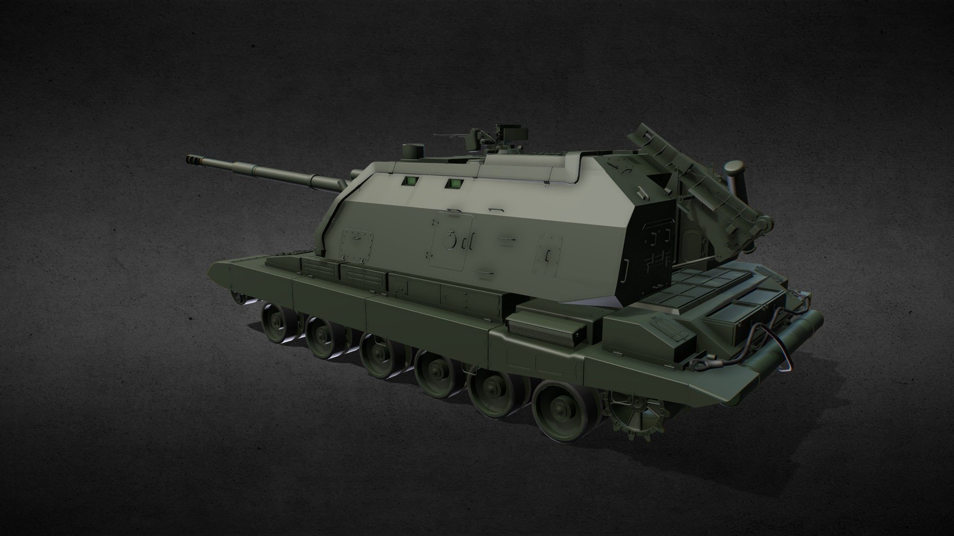 MSTA S - 3D model by ivandzhoccer [3dcdcdb] - Sketchfab