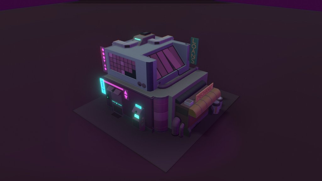 Neon City - A 3D model collection by saikoraito - Sketchfab