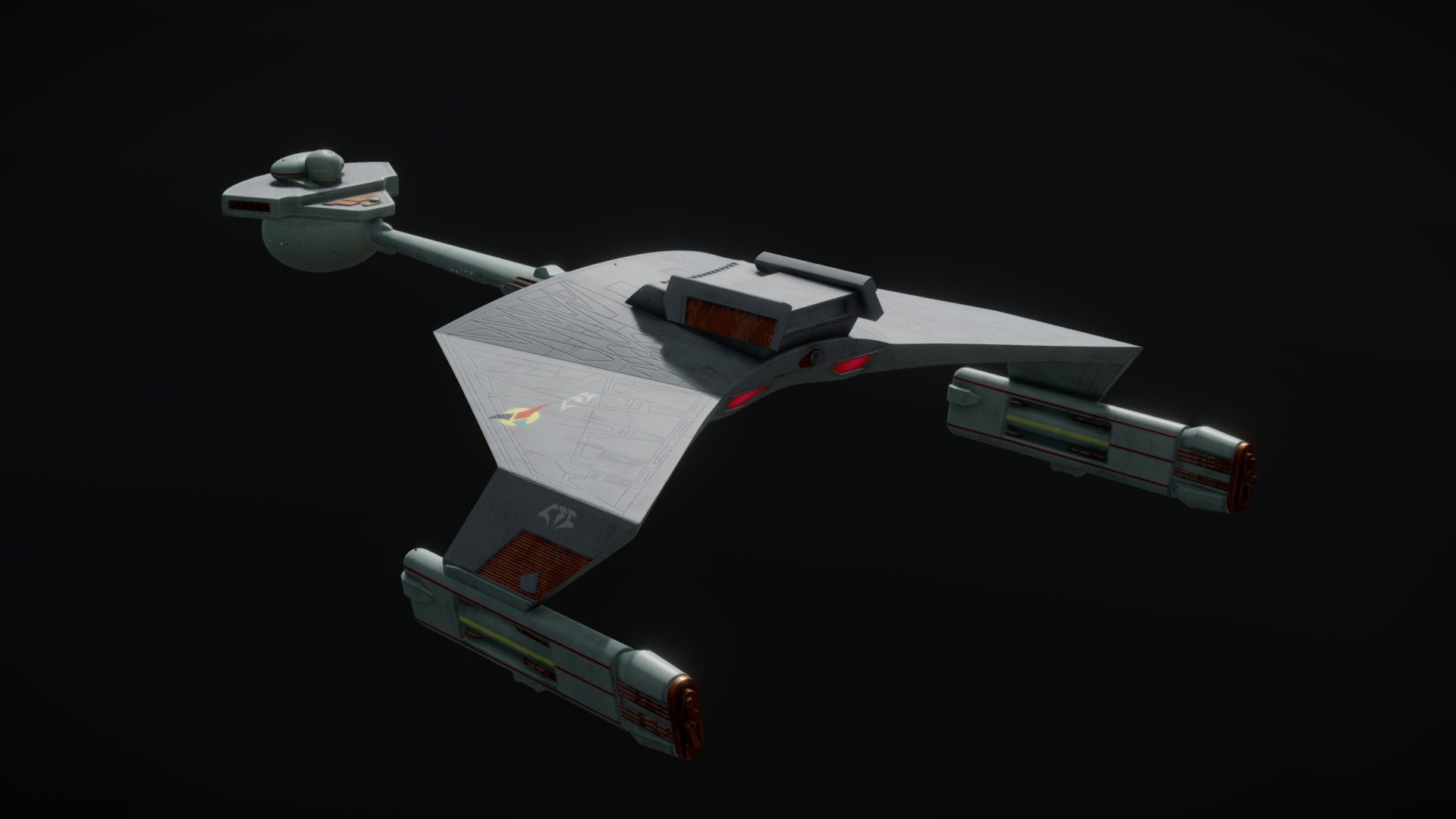 Star Trek Klingon D7 - Download Free 3D model by Robear (@xiaorobear ...