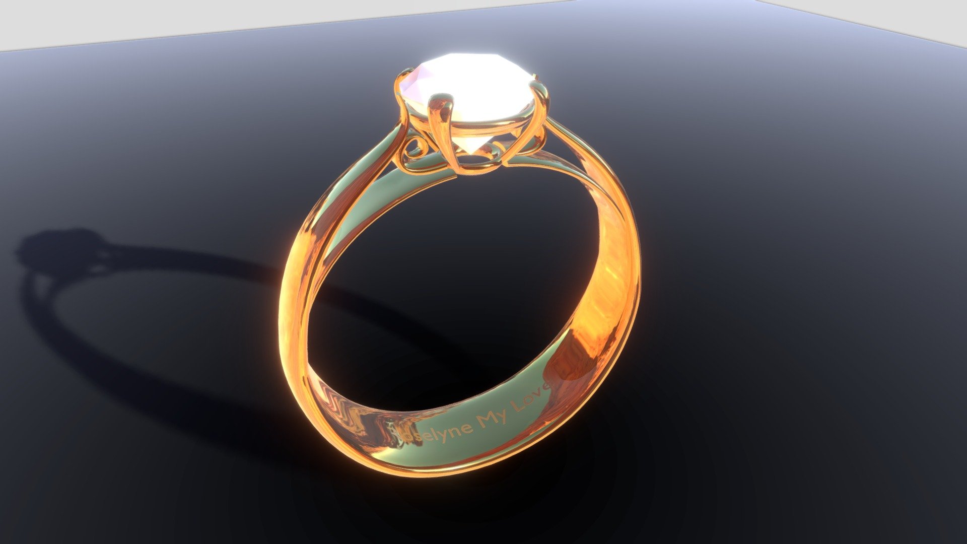 DIamond Ring - 3D model by wasabicats [3dcf898] - Sketchfab