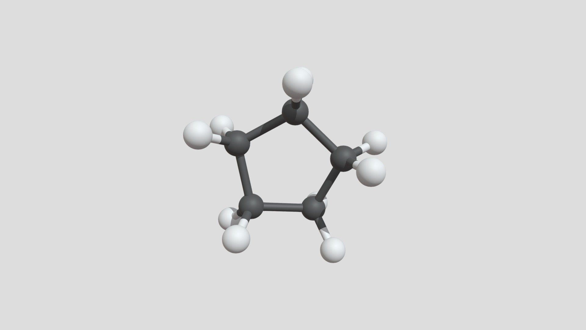 CYCLOPENTANE - 3D model by Dien [3dd053d] - Sketchfab