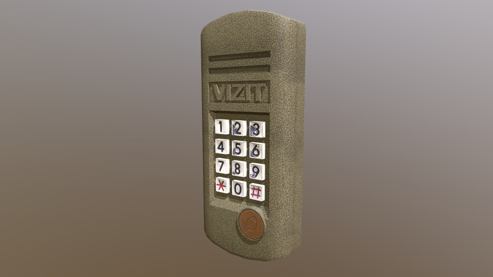 Russian intercom VIZIT - 3D model by HePivnickiy [3dd072b] - Sketchfab