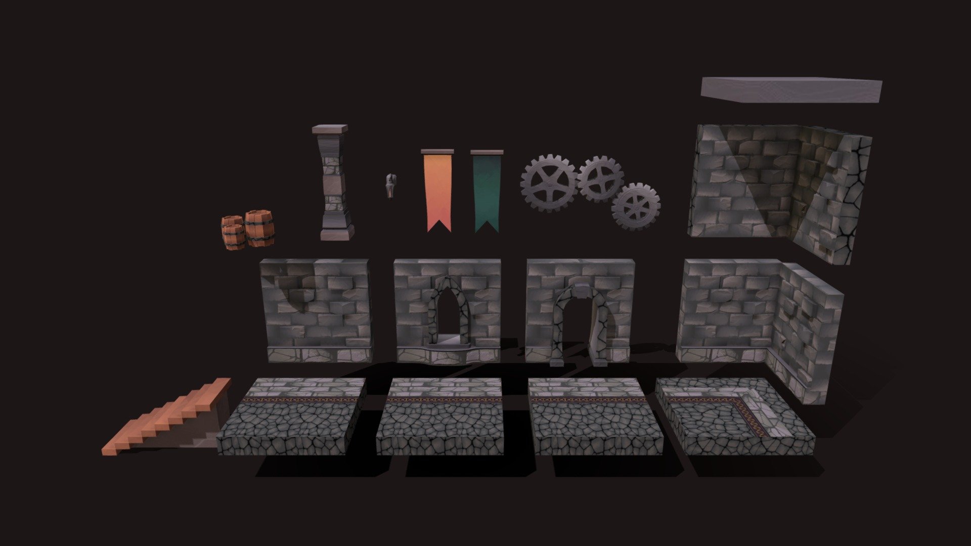 Modular Asset Pack - 3D model by Josiahhammer [3dd0c14] - Sketchfab