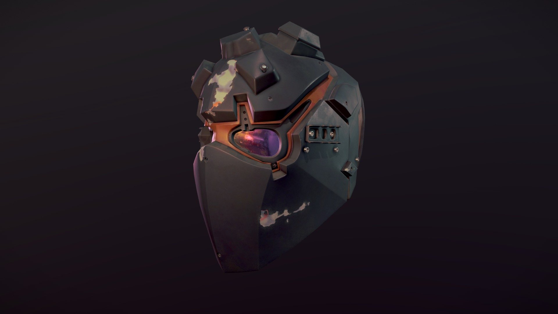 DevTac Ronin Tactical Helmet - 3D model by Alex Sterneckert (@asternec ...