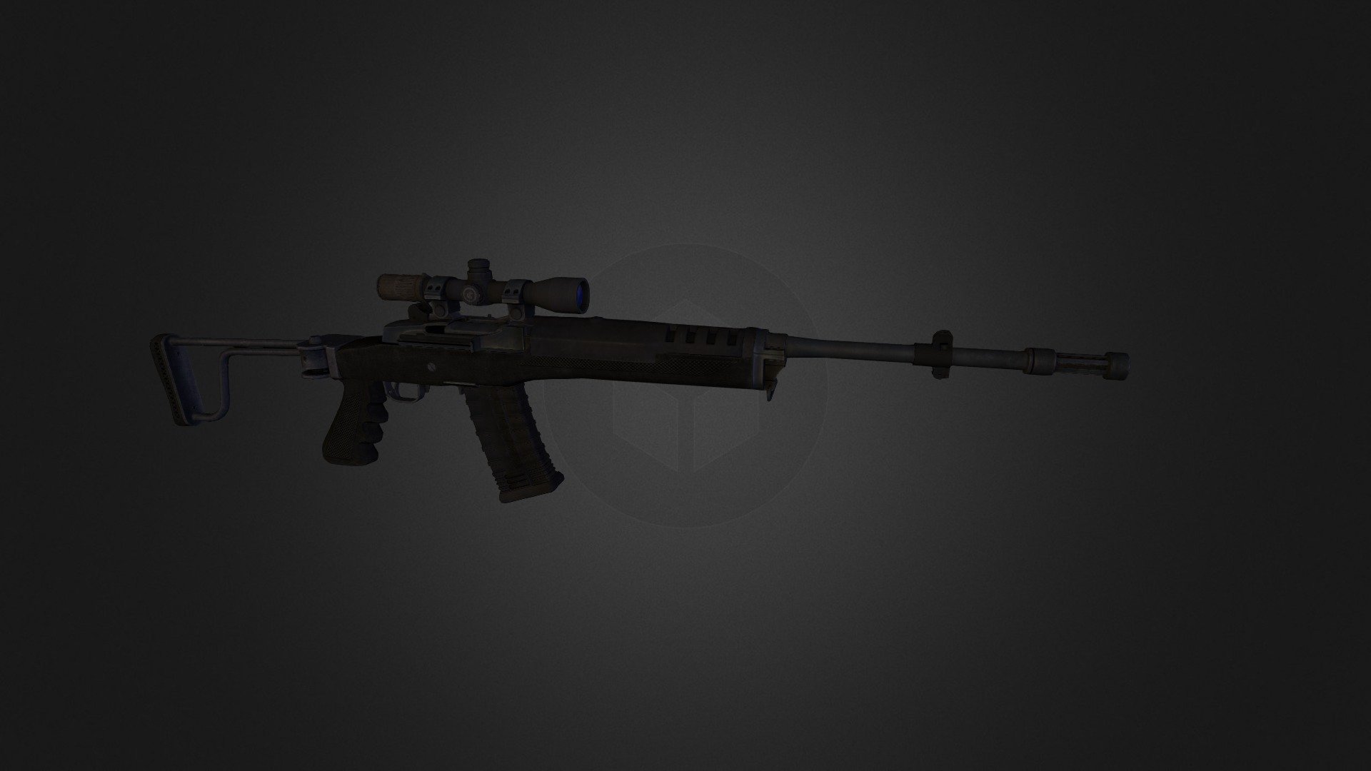 mini14 - 3D model by weid [3dd3197] - Sketchfab