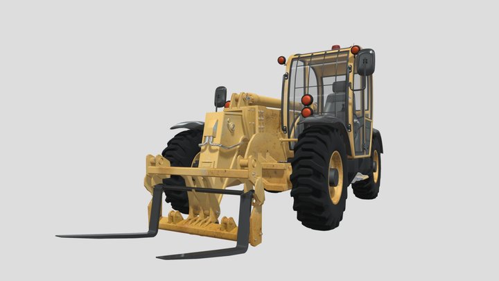 Telehandler 3D models - Sketchfab