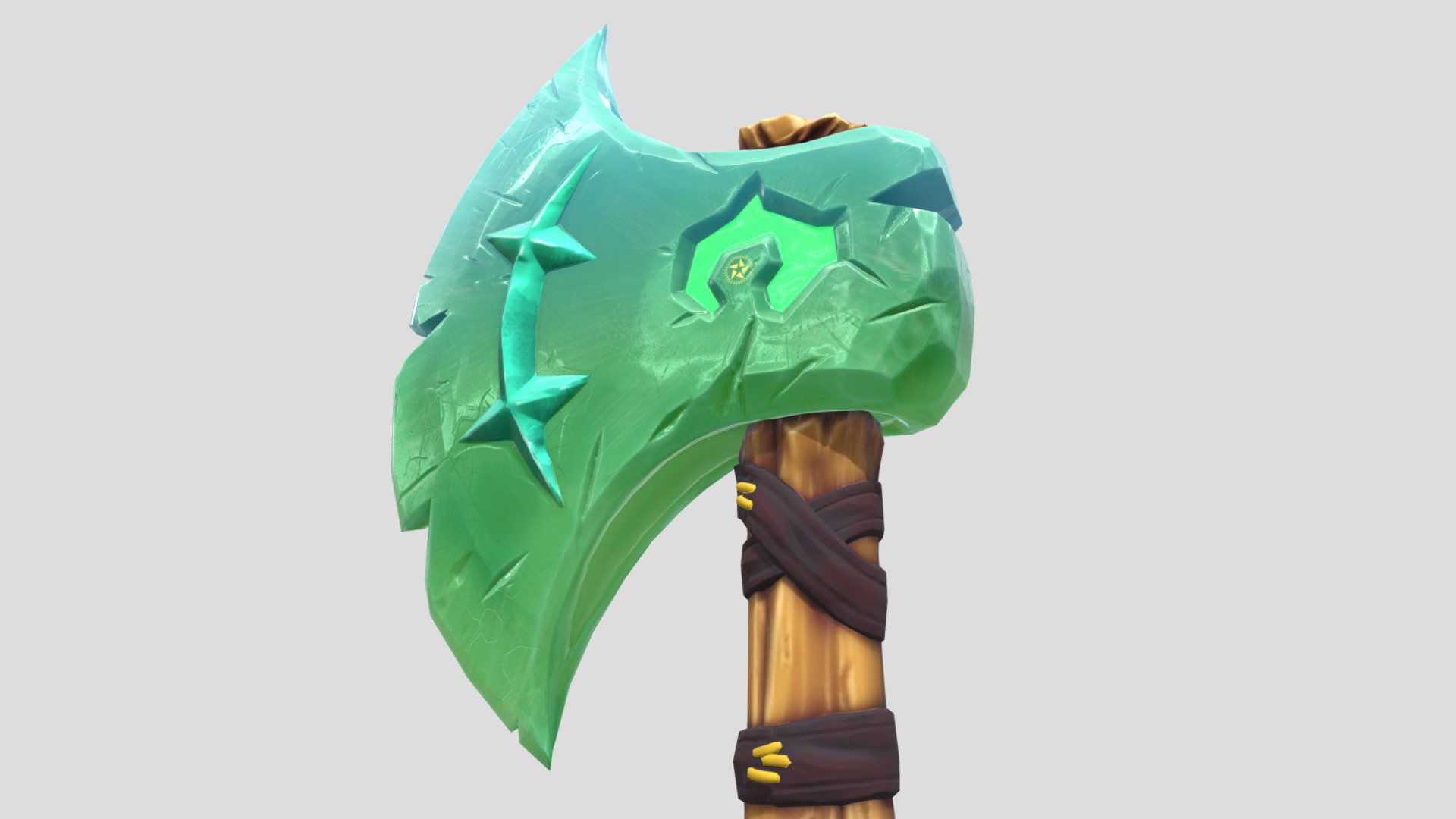 Crystal Axe Texture - 3D model by NimodPoudel [3dd9efd] - Sketchfab
