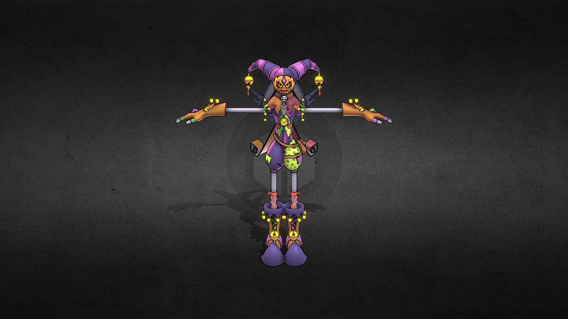 Ira the Bunny Jester - 3D model by Vitjarron [3ddac4f] - Sketchfab