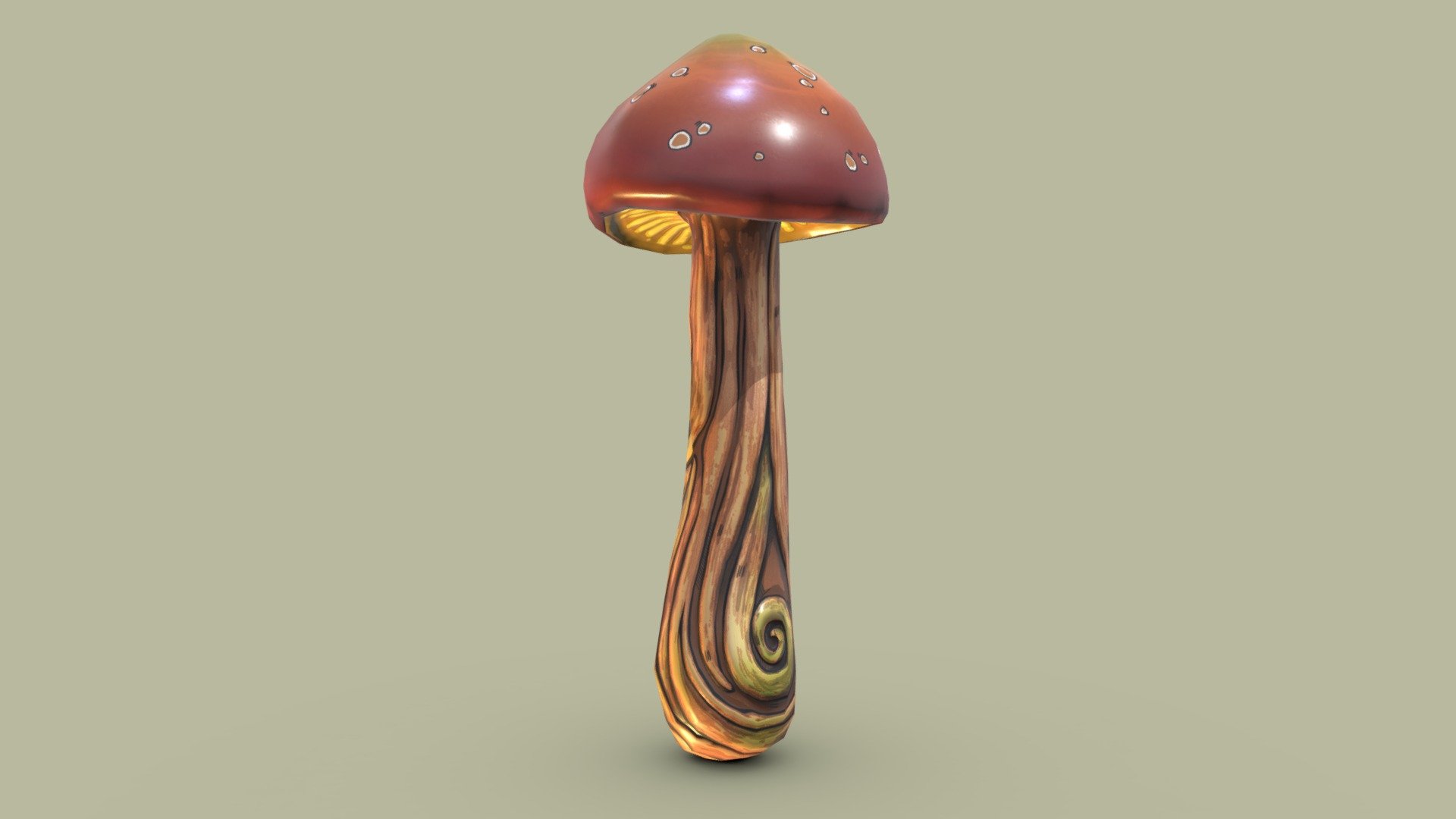 Mushroom (1) - Download Free 3D model by Agata Wilczek (@a_wilczek ...