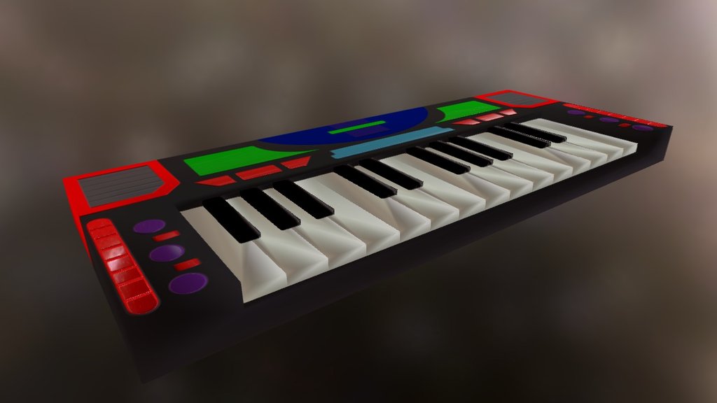 Keyboard - 3D model by lacernellarubra [3ddb1ce] - Sketchfab