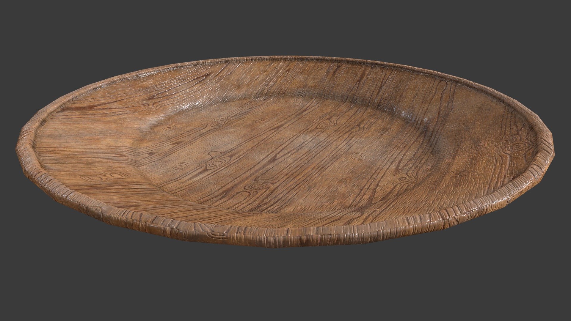 Wooden Plate - Historic Environment Scotland - Download Free 3D model ...