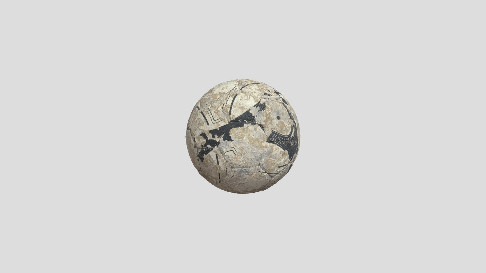 Worn Football - 3D scan Quixel Megascans - Download Free 3D model by ...