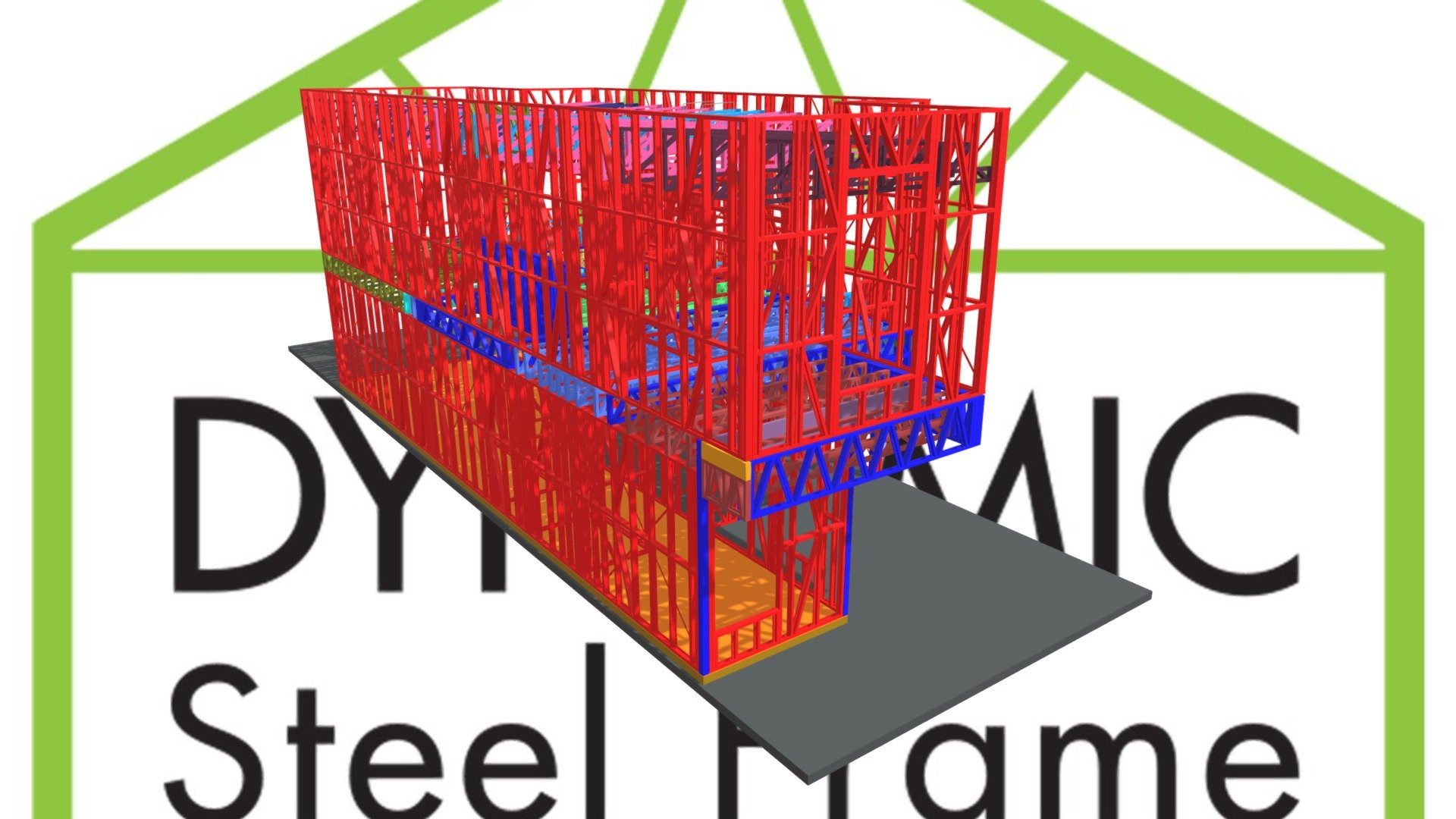 DSF2395 D01(0) TYPE D1 - 3D model by Dynamic Steel Frame ...