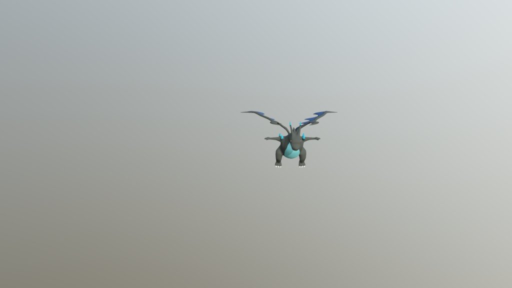 Charizard X - Download Free 3D model by indrajuliawan [3de073d] - Sketchfab