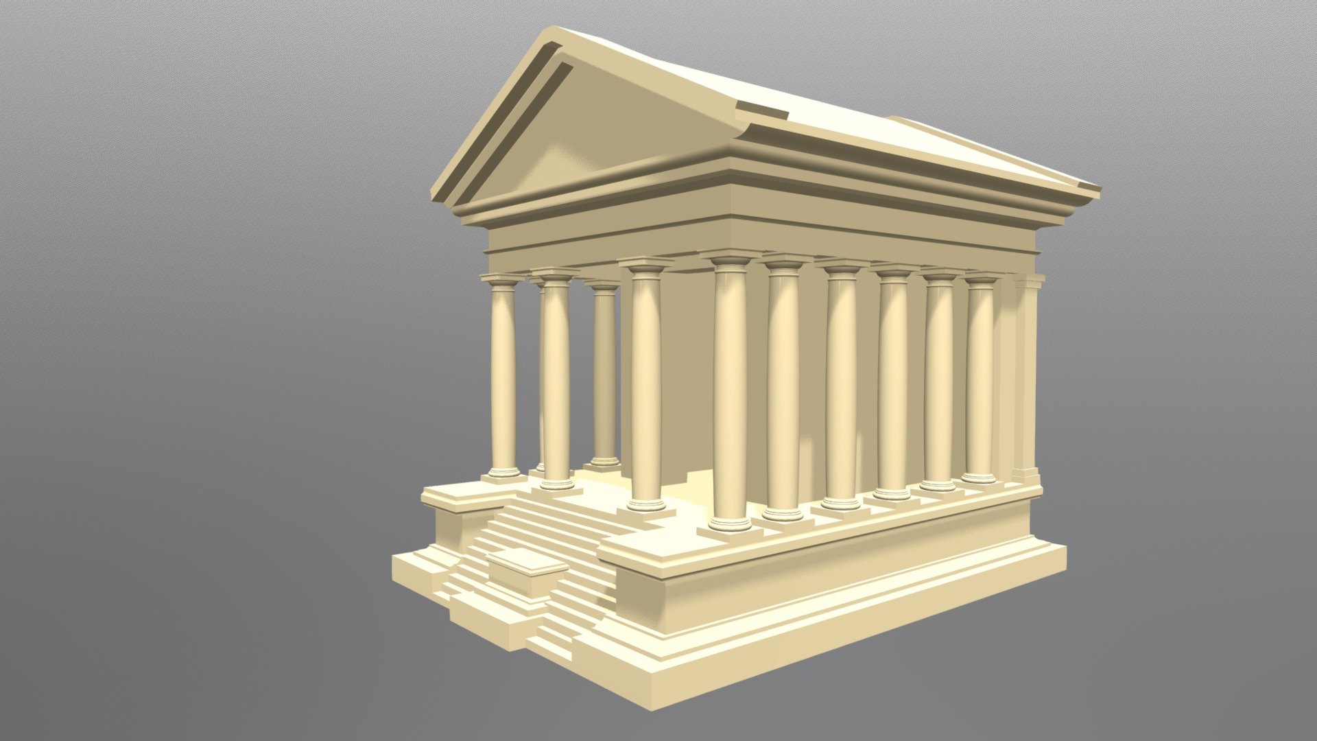 Podium Temple - 3D model by Laetitia Irata (@LaetitiaIrata) [3de08f6 ...