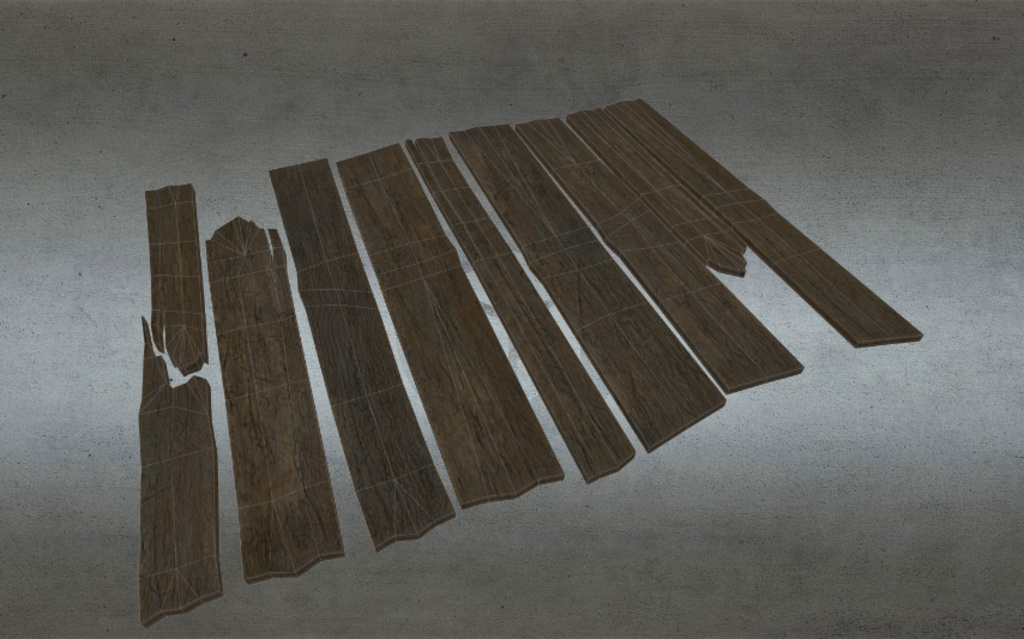 Wood Planks - 3D model by Matthieu GUIDO (@MatthieuGuido) [3de3f15 ...