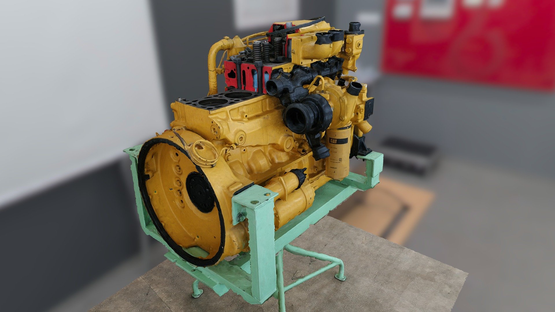 Cat 3116 Engine - Download Free 3D model by Neo_minigan (@neominigan ...