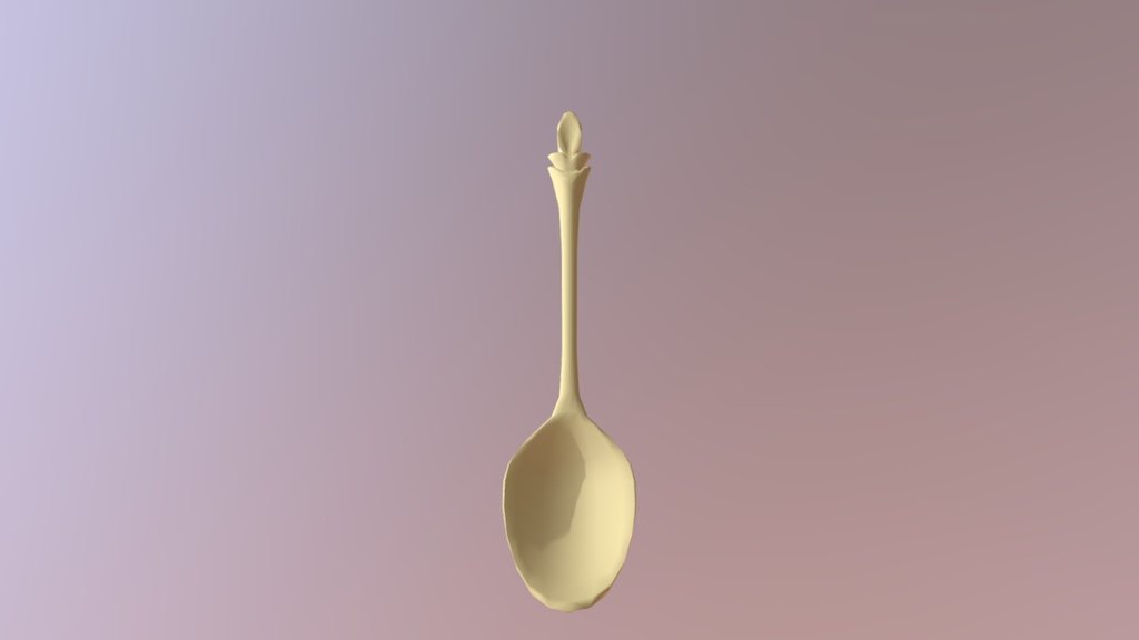 Spoon Textured 001 - 3D model by Oliver Korssjøen (@Crossea) [3de8706 ...