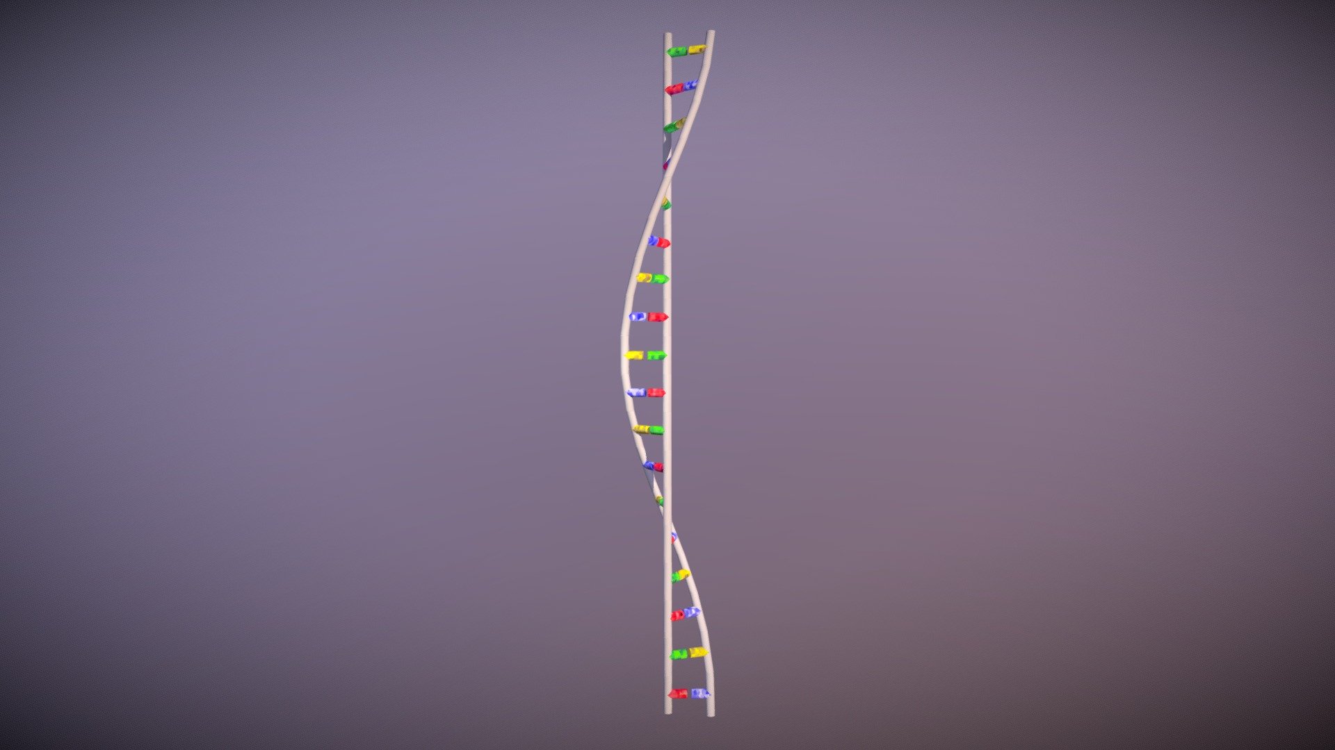 DNA 3D model - 3D model by Gabriel Amaral (@amaralgabriel) [3de9047 ...