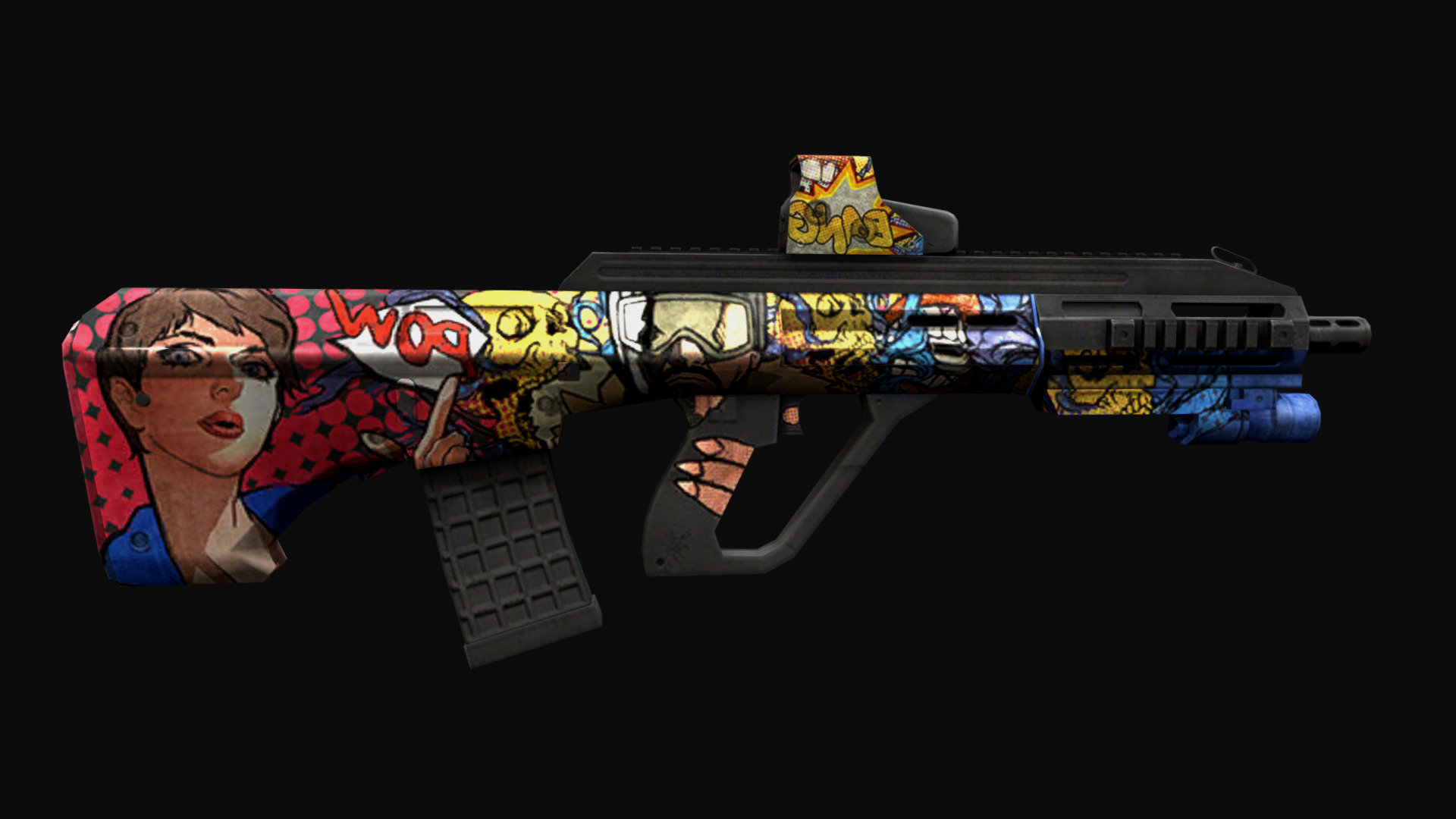 AUG A3 - Comic - 3D model by Point Blank Brasil (@pointblankbrasil ...