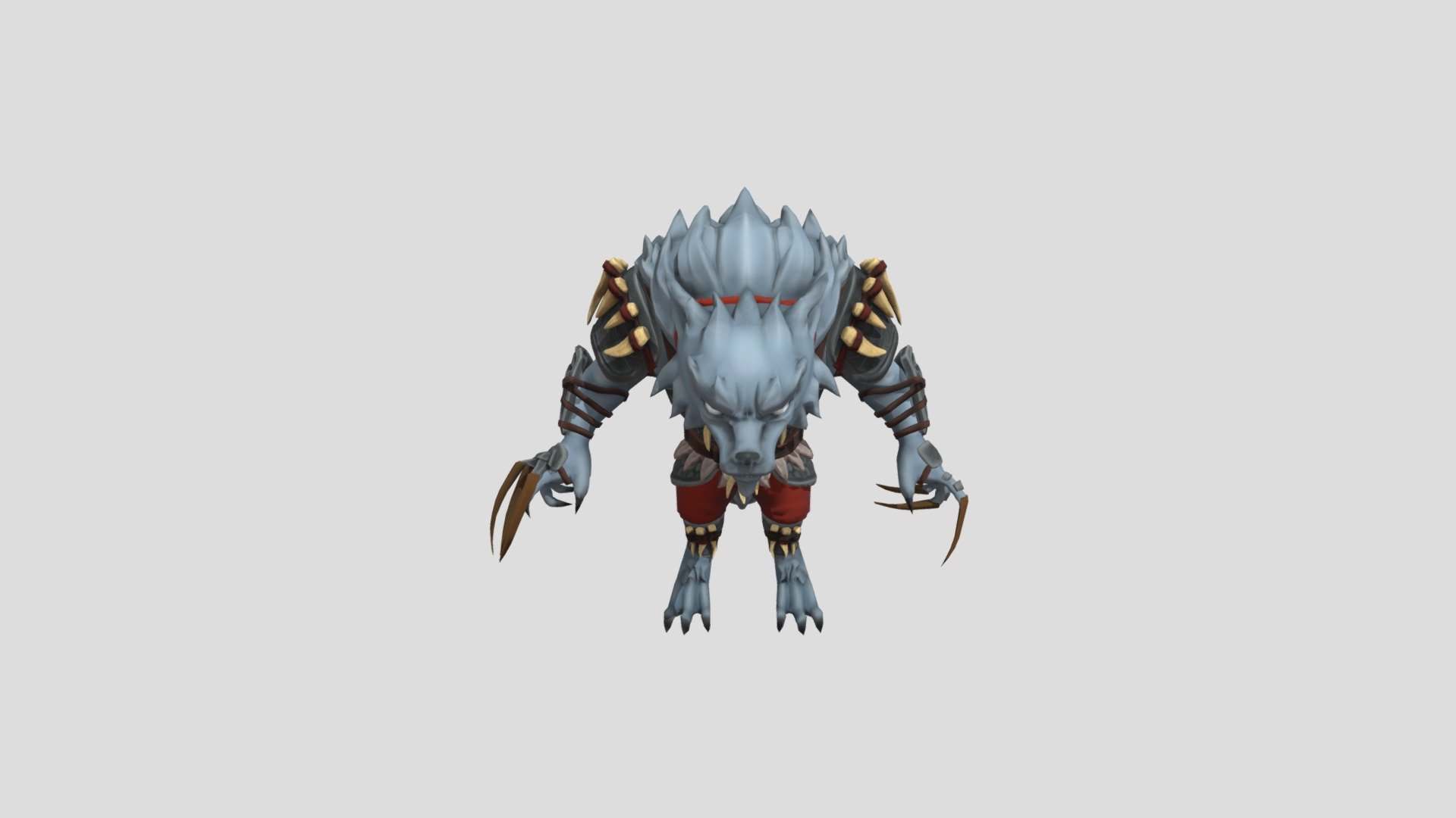 Werewolf rigged - 3D model by cmhg19 [3de971e] - Sketchfab
