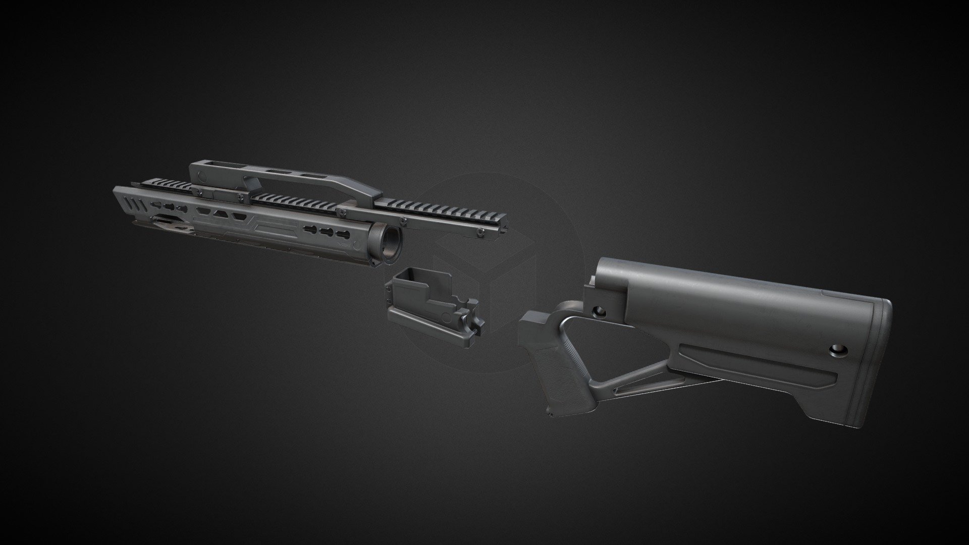 Blast AR Conversion Kit - Buy Royalty Free 3D model by Akinaro [3de9969 ...