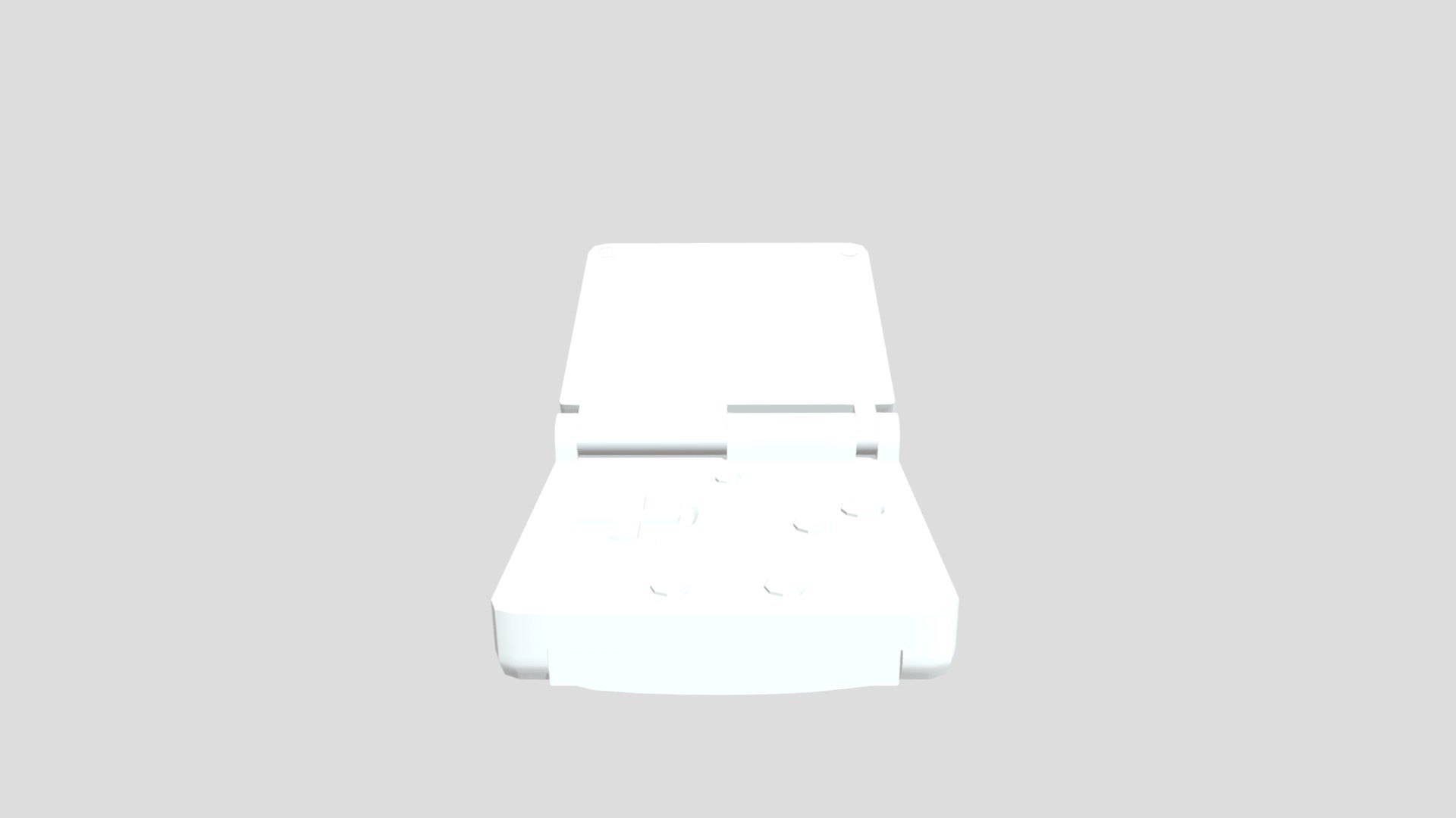 Gameboy advance SP - 3D model by AmandineR [3de9a17] - Sketchfab