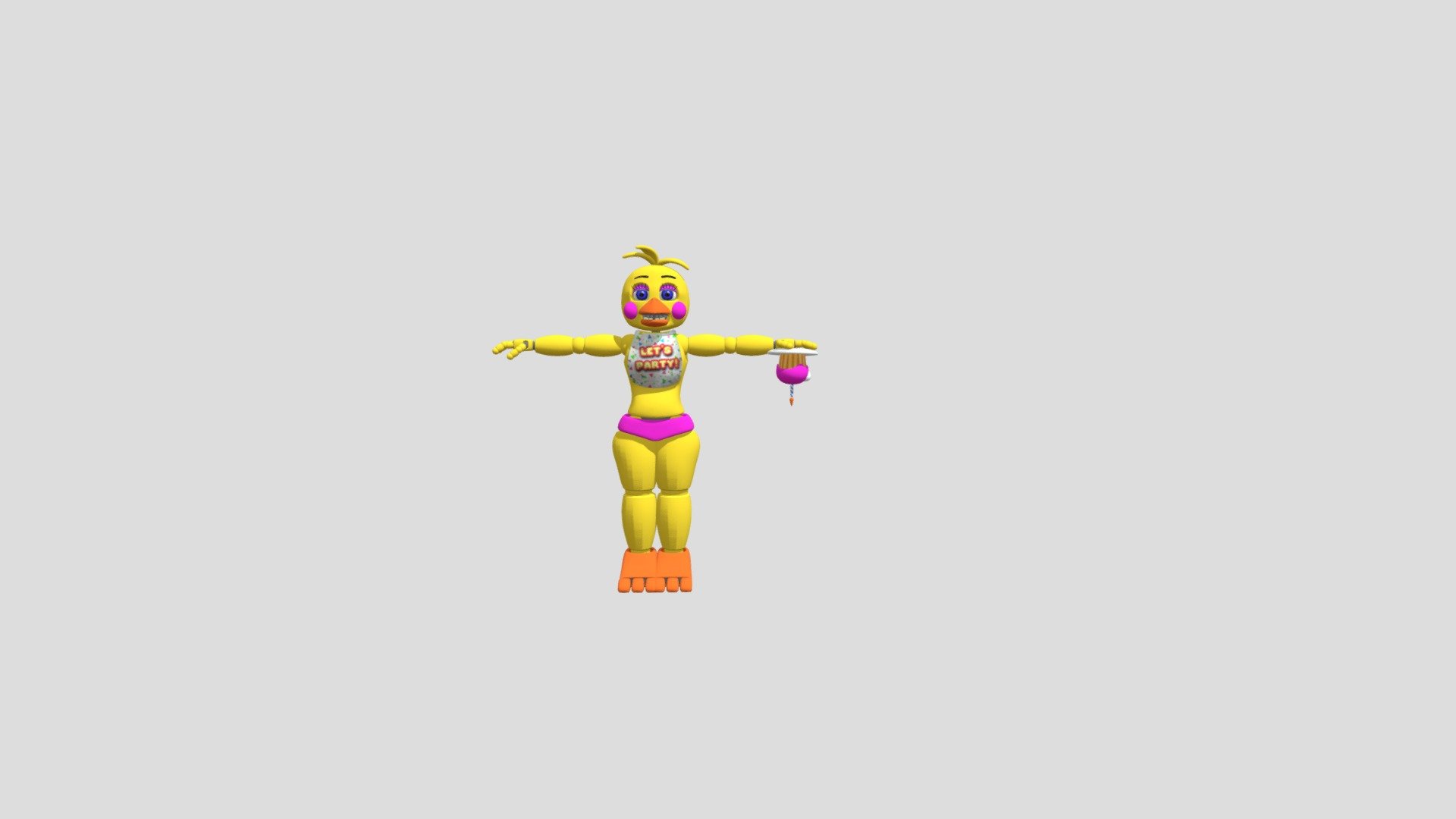 Toy Chica - Download Free 3D model by dwall8611 [3deaf58] - Sketchfab