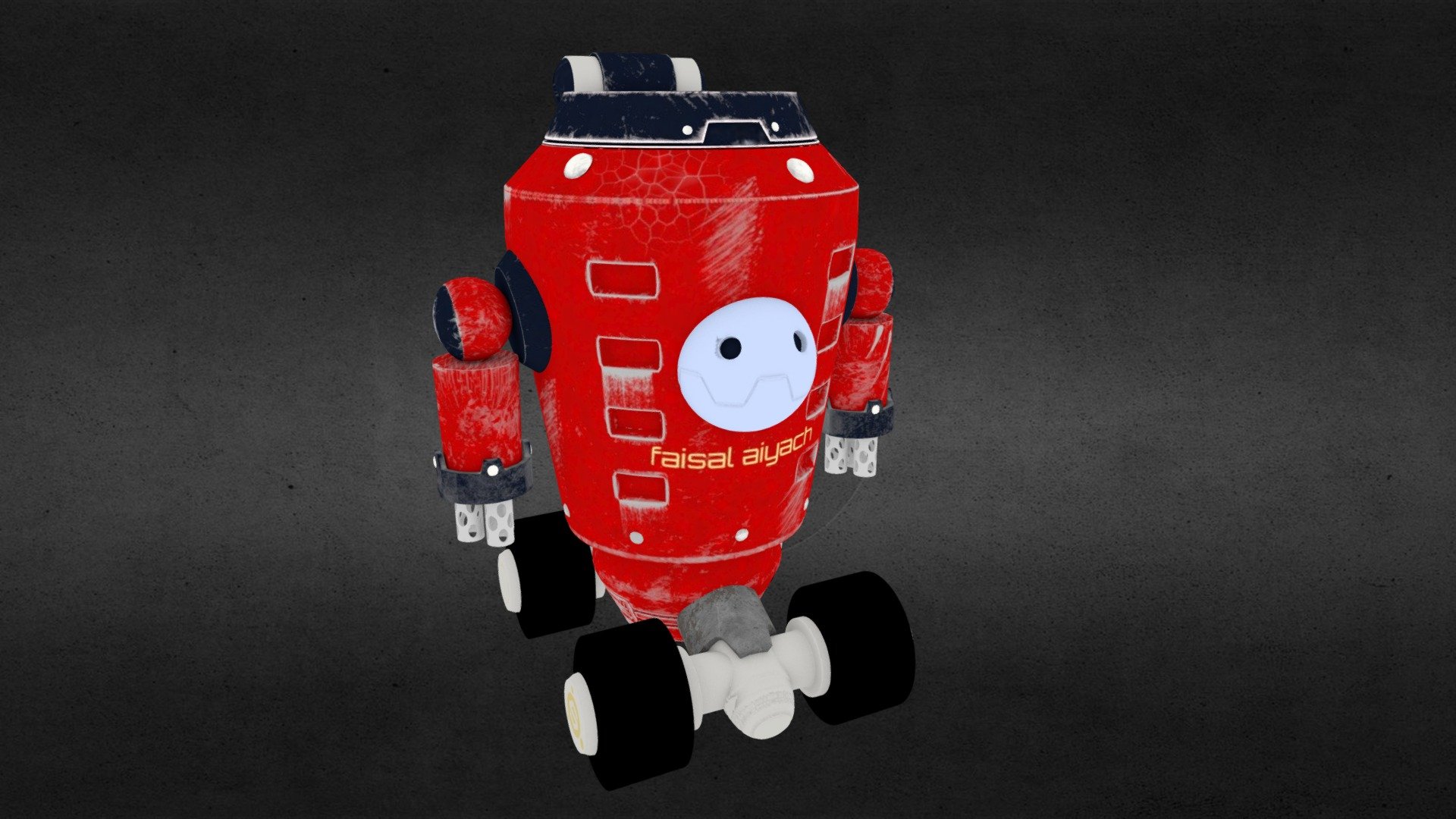 robot bibo ( 1.0 v ) - 3D model by FAISAL AIYACH (@Faisalaiyach ...