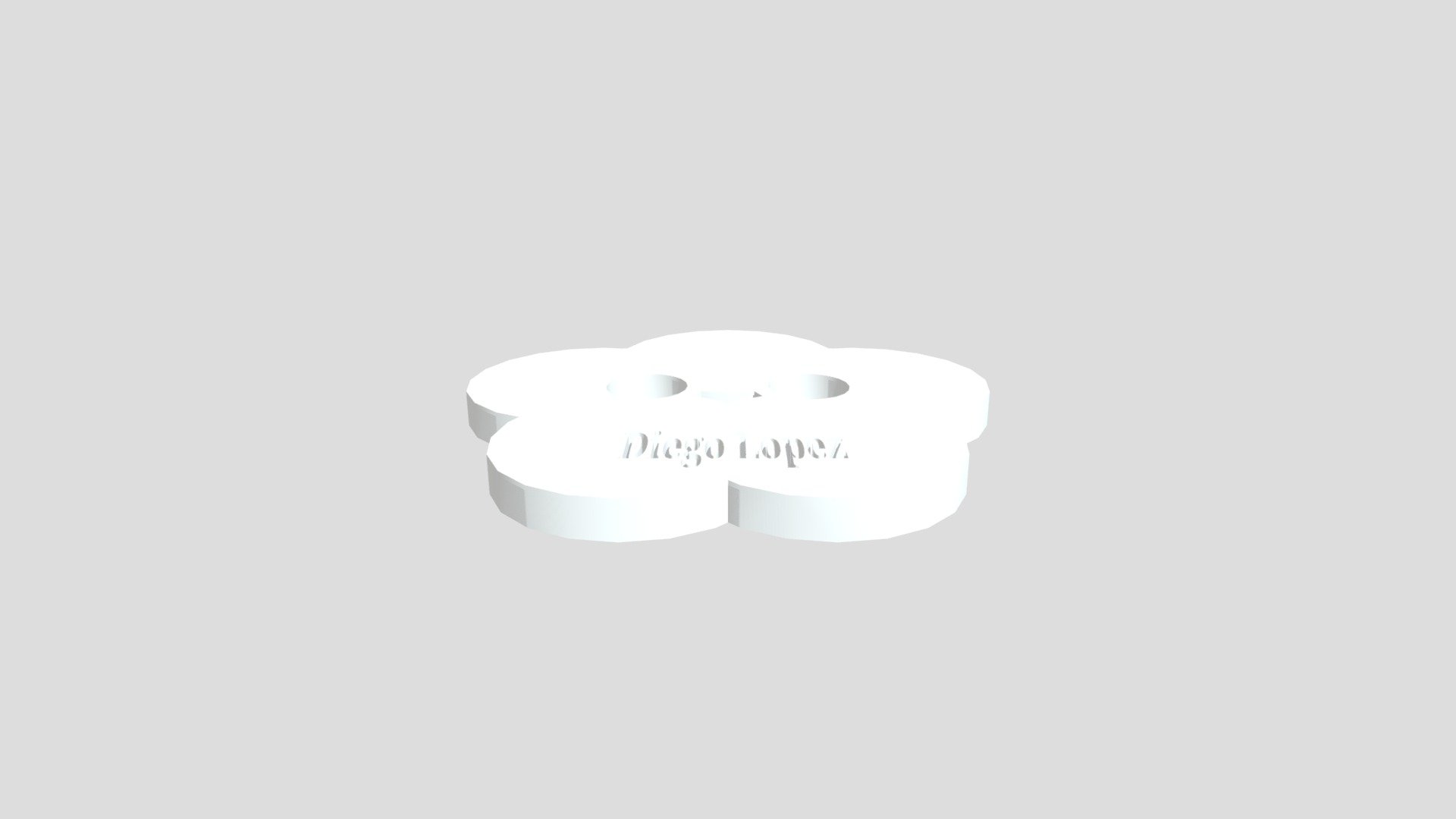 Flower Button - Download Free 3D model by Diego Lopez (@diegolop ...