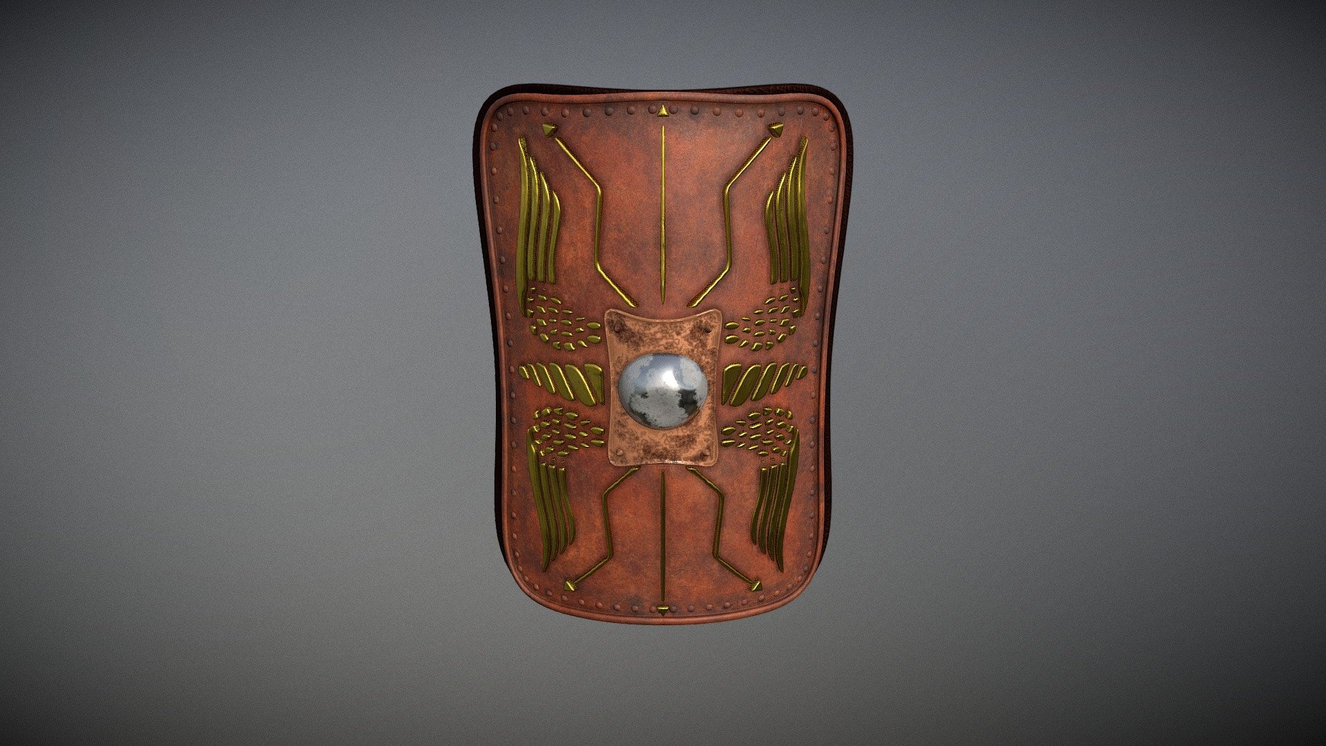 Roman Shield - 3D model by Mizandir [3dee13c] - Sketchfab
