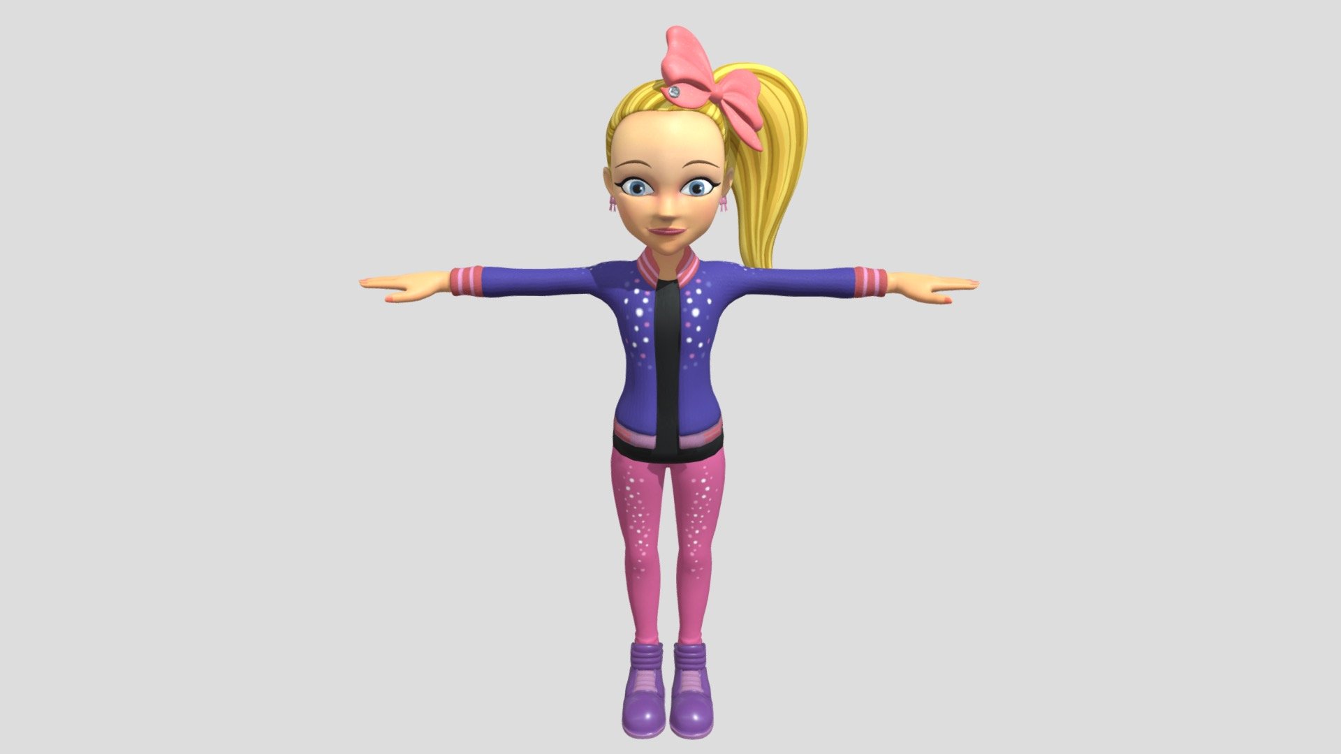 Nickelodeon Kart Racers 3 JoJo Siwa - Download Free 3D model by SMF ...