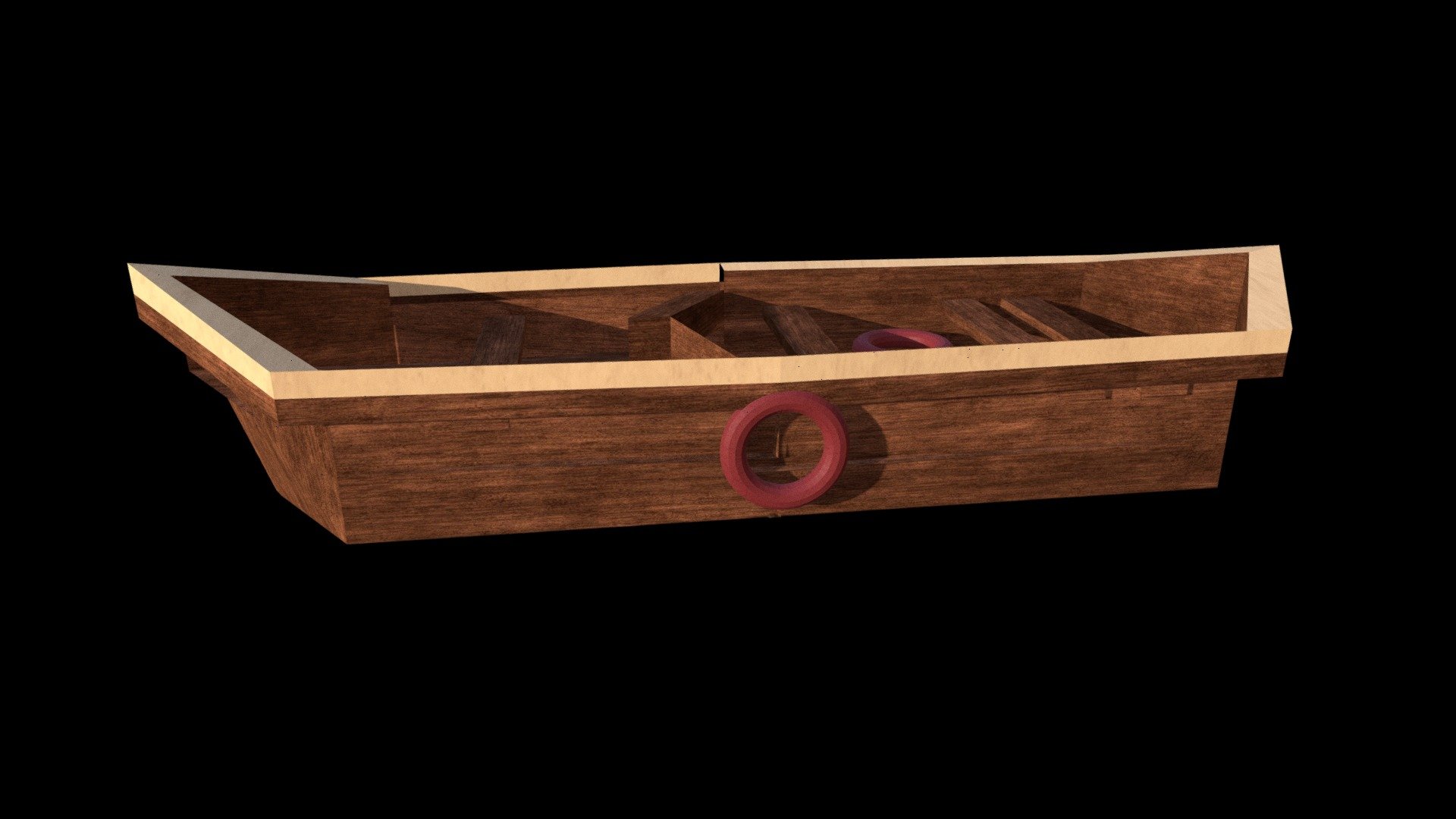 Wood Boat - 3D model by mertszao [3df3669] - Sketchfab