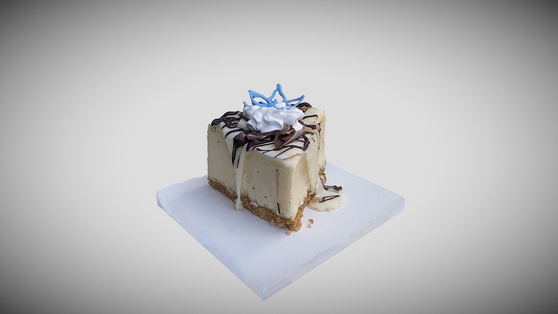 Cheese Cake with frosting - Download Free 3D model by M Parkinson ...