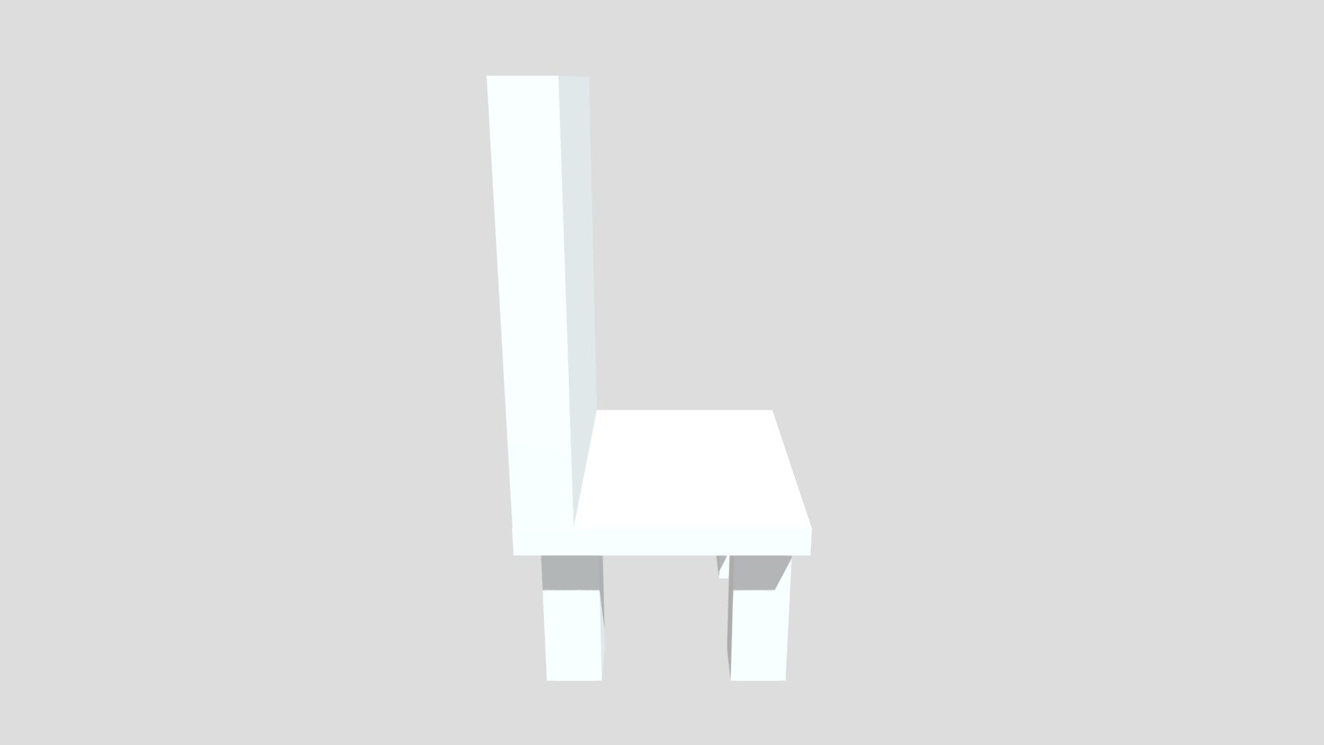 Blocky- Chair - 3D model by arpitashinde25031983 [3df548e] - Sketchfab