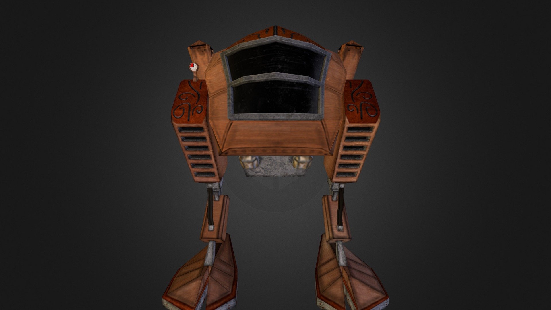 Steampunk Walker - 3D model by Quinton Hermsen (@Wappie_Willson ...
