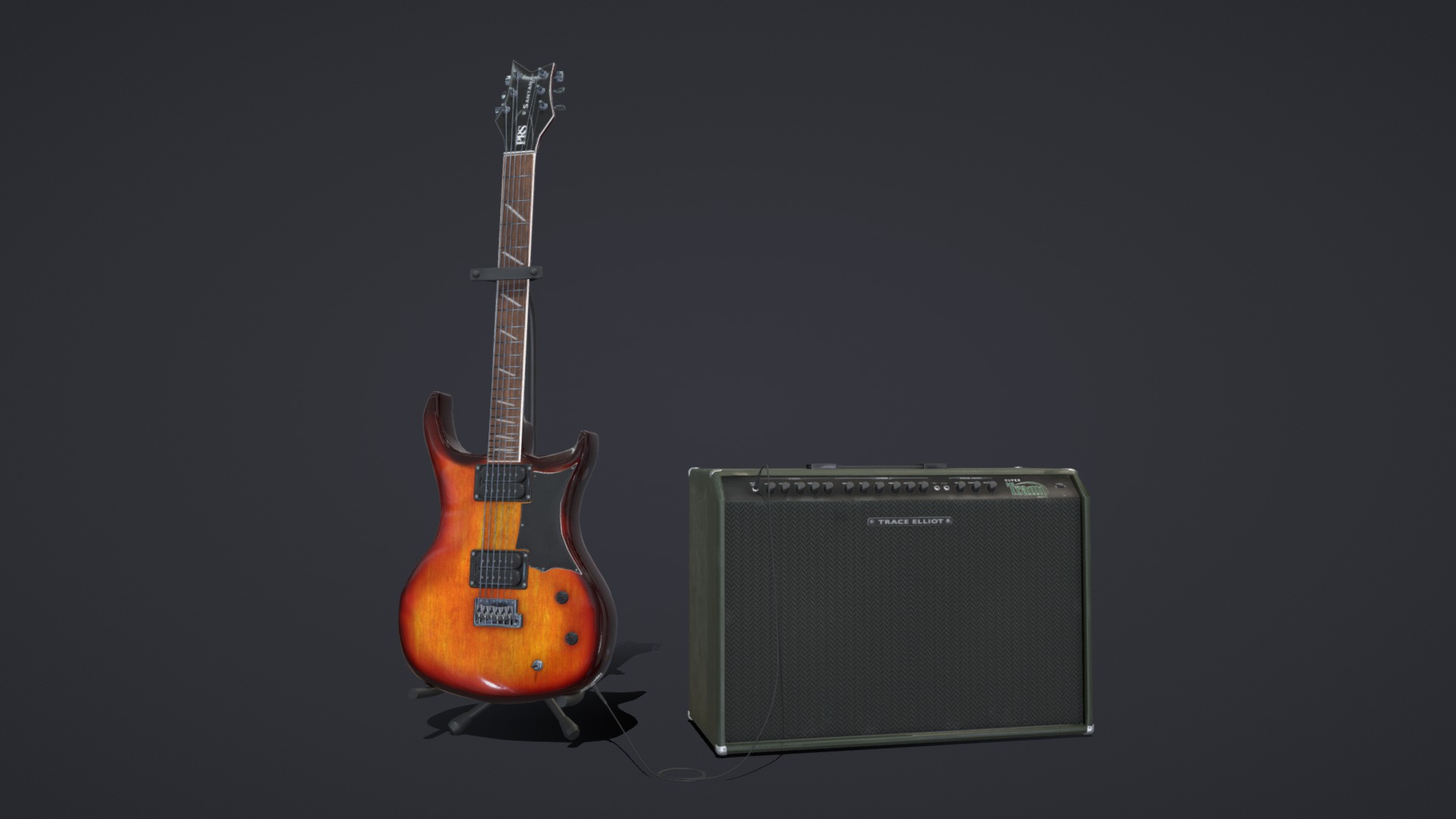 PRS Guitar - 3D model by Liam_Van_Bastelaere [3df72be] - Sketchfab