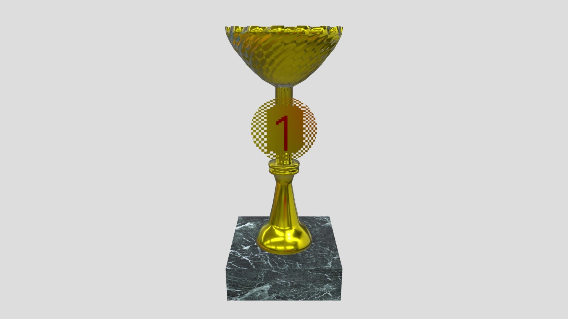 Кубок золотой на 1 место - Download Free 3D model by oleg56512 [3df7e95 ...