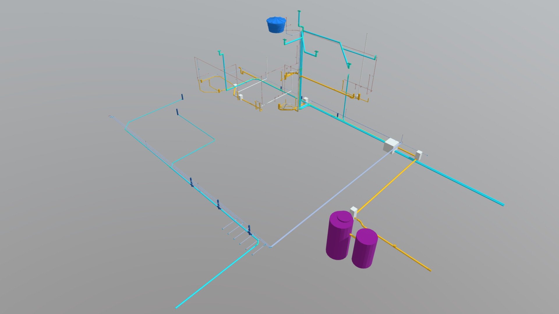 Proj Hidrossanitário - DPE Engenharia Cs 03 - 3D - Download Free 3D ...
