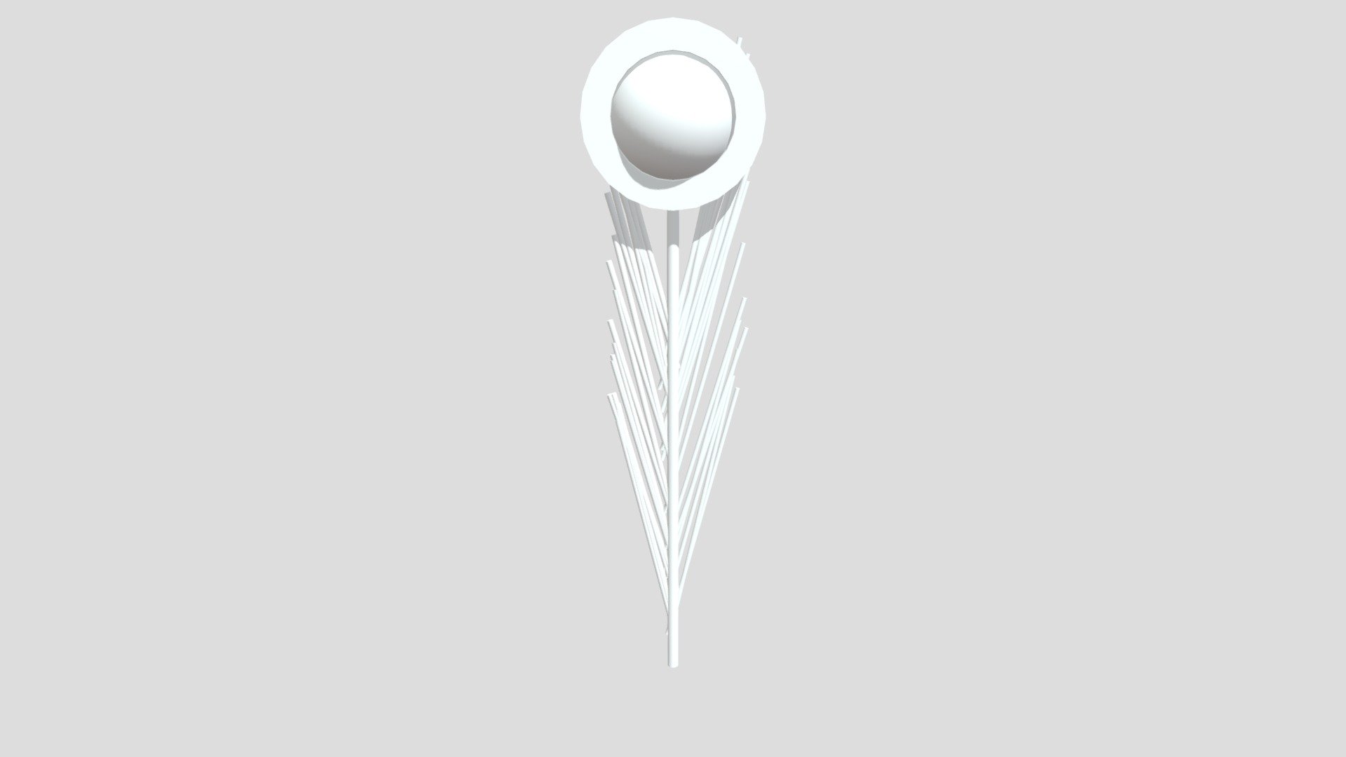 Peacock Feather (6) - 3D model by meike [3df825c] - Sketchfab