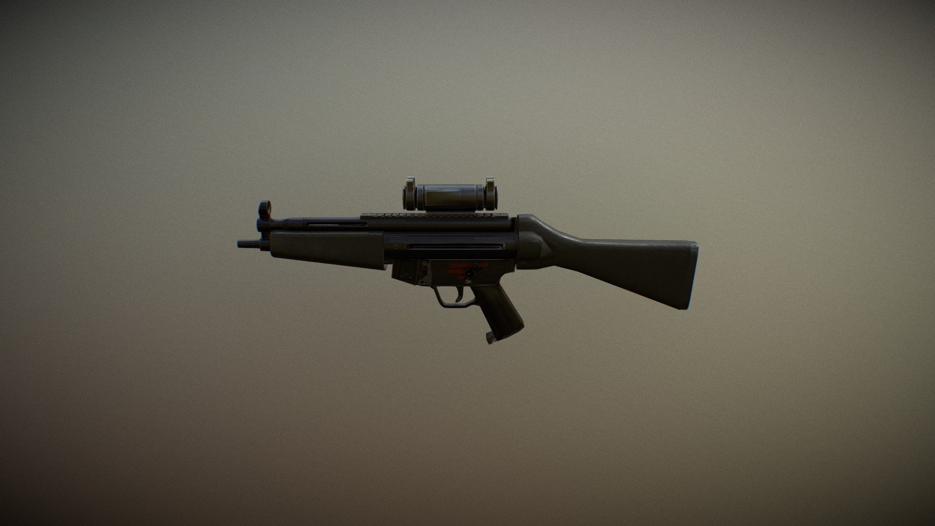 mp5 - 3D model by hawkeyebit [3df82a0] - Sketchfab