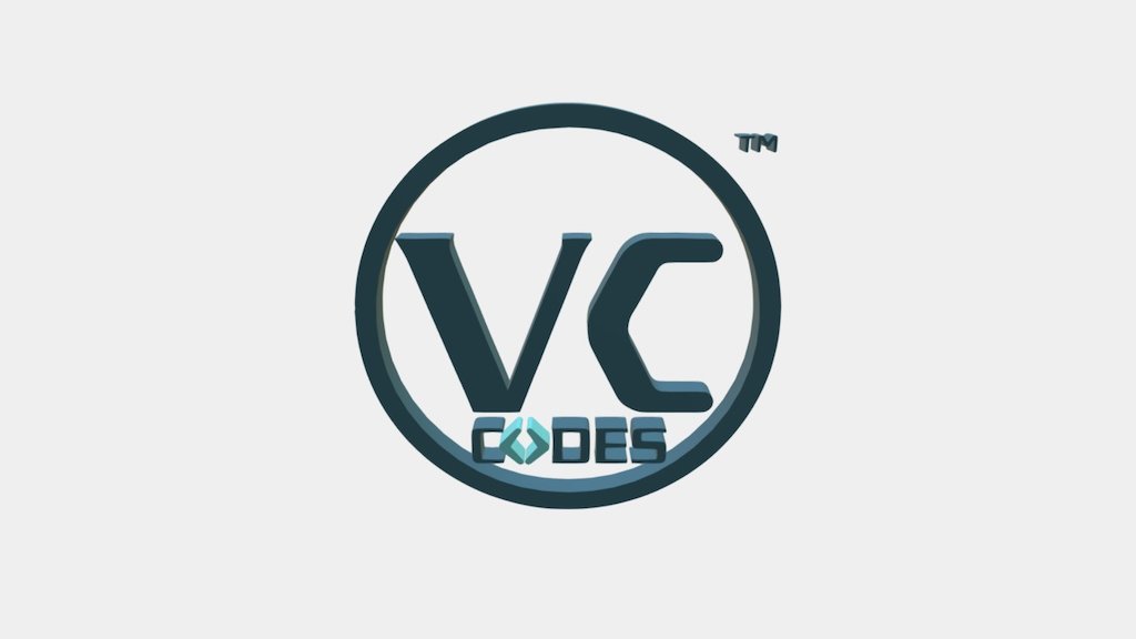 Logo VC Codes - 3D model by VC Codes (@vccodes) [3dfa05b] - Sketchfab